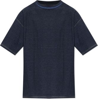 Maison Margiela Homme, Tops, Bleu, Taille: S T-shirt ras du cou