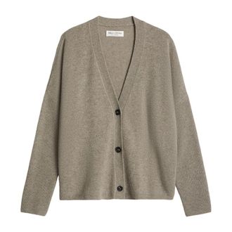 Marc O'Polo Strickcardigan aus Schurwolle - - Knitwear - Damen - Braun - S