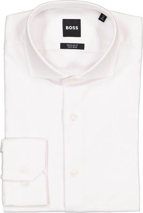 HUGO BOSS Herren Hemd wei&szlig; Baumwoll-Stretch