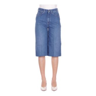 Dondup Damen, Shorts, Blau, W28Gr&ouml;&szlig;e