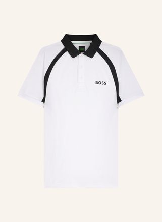 HUGO BOSS Funktions-Poloshirt Toc weiss