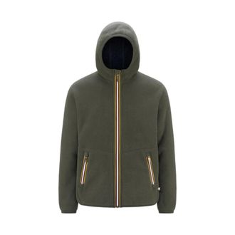 K-Way Jack Sherpa Polar Reversible Jacket - - Sweatshirts & Hoodies - Herren - Gr&uuml;n - XL
