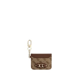 Guess Samantha Card Case - Femme - Accessoires - Brun - Taille: ONE Size