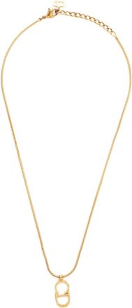 Dior Halskette mit CD-Anhänger - Gold