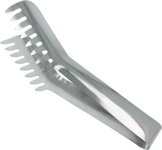 Metaltex Spaghettizange, Servierzange Edelstahl, 20cm, ergonomische Grillzange