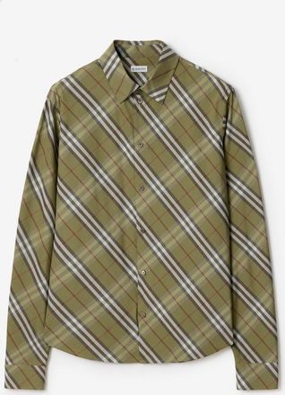 Burberry Chemise casual en coton Check, Size: XXXL