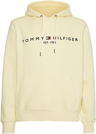 Tommy Hilfiger Tommy Logo Hoody Sweatshirt &agrave; Capuche Homme, Lemon Twist, S