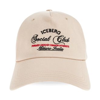 Iceberg Homme, Accessoires, Beige, Taille: ONE Size Casquette de baseball