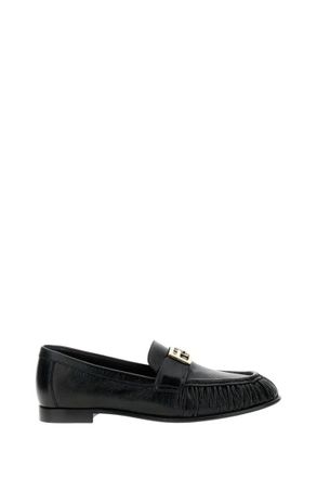 Fendi Black Nappa Leather Loafer - Gr. 36,5 (EU) - in Schwarz