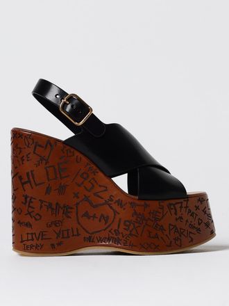 Chlo&eacute; Sandales &agrave; Talons Femme couleur Noir