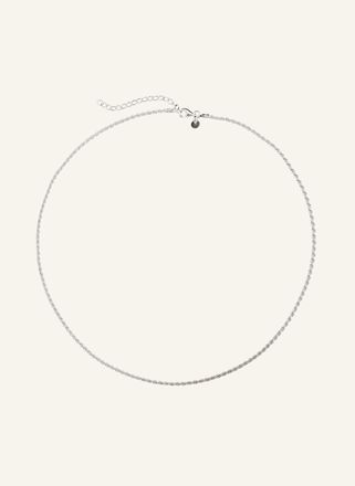 Pompidou Halskette Mini Ruby Bold Rope Chain By Glambou silber