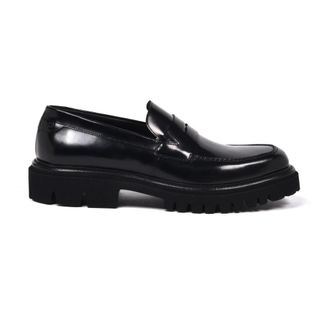 Baldinini Loafer aus geb&uuml;rstetem Leder - - Shoes - Herren - Schwarzk - 42 1/2 EU