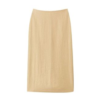 Twinset Femme, Jupes, Beige, Taille: 42 FR Midi Skirt