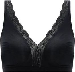 Hanro Soutien-gorge sans armature avec dentelle