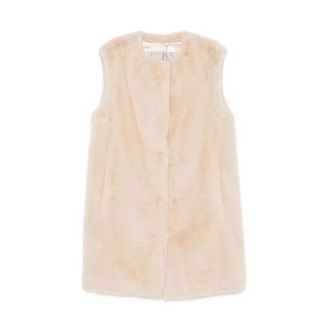 Herno Faux-Fur-Weste - - Jackets - Damen - Beige - XS