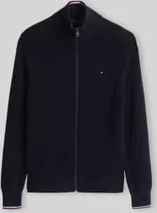 Tommy Hilfiger Regular Fit Strickjacke aus reiner Baumwolle