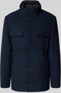 Tom Tailor Regular Fit Wollmantel aus Woll-Mix mit abnehmbarem Innenkragen