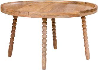 Altobuy SIMBAL - Table Basse Ronde &Oslash;60cm Manguier Massif
