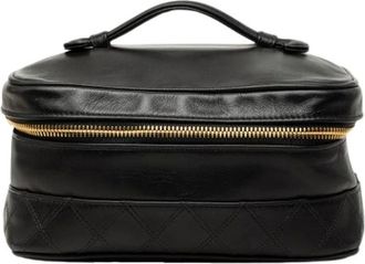 Chanel Sac Vanity Pre-owned - Femme - Pre-owned - Noir - Taille: ONE Size