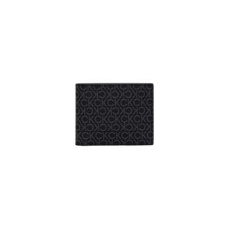 Calvin Klein Homme, Accessoires, Noir, Taille: ONE Size Monogram Bi-Fold Wallet