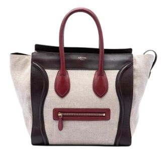 Celine Sac cabas Micro Luggage Pre-owned - Femme - Pre-owned - Beige - Taille: ONE Size