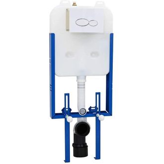 vidaXL Cadre de montage Blanc Acier Vidaxl