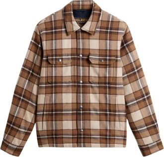 Woolrich Check Alaskan Hemdjacke - - Jackets - Herren - Braun - M