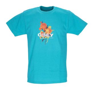 Obey Homme, Tops, Vert, Taille: S T-shirt Classique Bouquet Tee