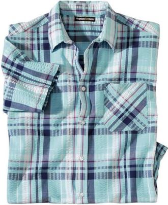 Atlasformen Chemise Manches Courtes Homme - Chemise dété - Disponible en Grandes Tailles du M au 5XL