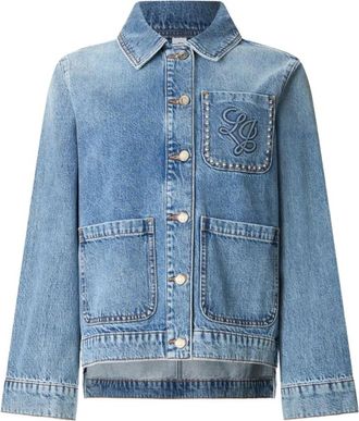 Liu Jo Femme, Vestes, Bleu, Taille: 36 FR Surchemise en jean