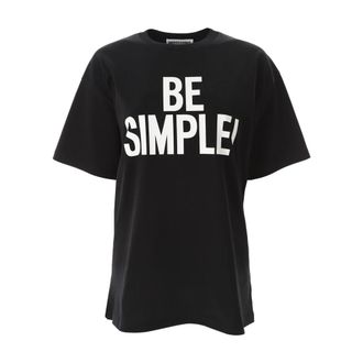 Moschino Be Simple Oversize Tshirt - - Tops - Damen - Schwarzk - S