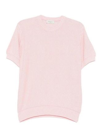 PIACENZA 1733 Pull Col Rond - Rose Clair