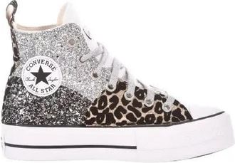 Converse Low-Top Sneaker - Platform Silver, White, Black - Gr. 36,5 (EU) - in Bunt - für Damen