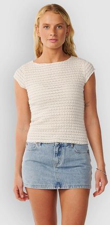 Rip Curl Bossa Nova Textured T-Shirt bone