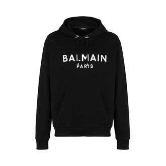 Balmain Logo Hoodie - - Sweatshirts & Hoodies - Herren - Schwarzk - S