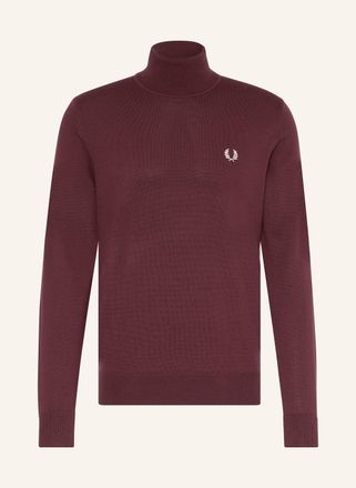 Fred Perry Rollkragenpullover rot