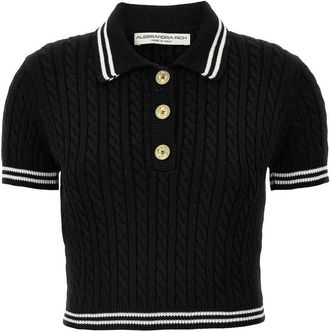 Alessandra Rich Poloshirt - Weiß