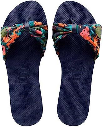 Havaianas Tongs Femme You Saint Tropez Mesh Tongues, Bleu Marine, 35 EU