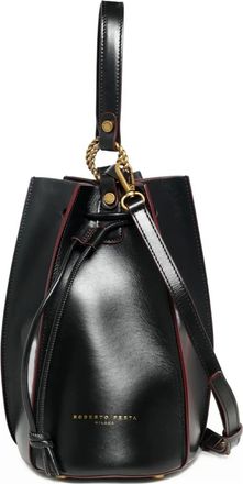 Roberto Festa Milano sac seau Safira &agrave; lien de resserrage petit format - Noir