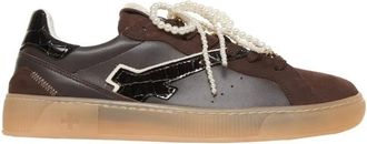 Gio+ Low-Top Sneaker - Dark Toned Sneakers With Translucent Sole - Gr. 40 (EU) - in Schwarz - für Damen