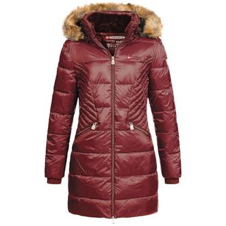 Geographical Norway Cora IMS Production Parka dhiver pour femme avec capuche en fourrure Tailles S M L XL XXL, L