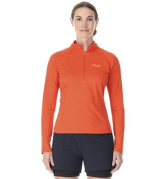 RAB Sonic LS Zip Wmns - Langarmshirts - Damen