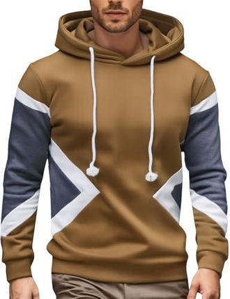 Generic Sweat &agrave; capuche uni l&eacute;ger pour homme, printemps et automne, nouveau pull d&eacute;contract&eacute; confortable pour le sport, v&ecirc;tements pour entra&icirc;nement int&eacute;rieur 