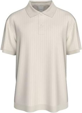 Calvin Klein Polo ray&eacute; &agrave; manches courtes