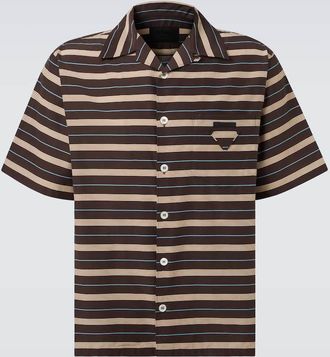 Prada Chemise rayée en coton