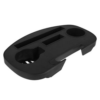 Milisten Getr&auml;nkehalter Zubeh&ouml;r f&uuml;r Liegestuhl und Sonnenliege Wetterfester Kunststoff Becherhalter mit Tablettaufsatz Kompatibel f&uuml;r Camping und Gartenst&uuml;hle