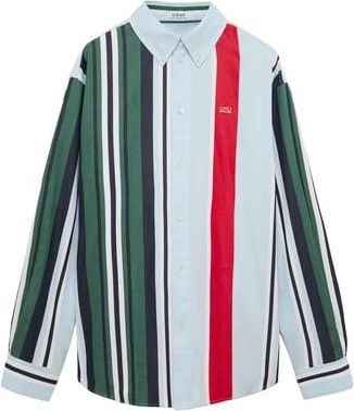 Loewe Chemise en serg&eacute; de coton ray&eacute;