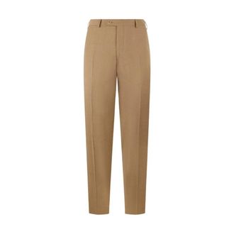 Brooks Brothers Virgin Wool Plain Hosen - - Trousers - Herren - Beige - W36