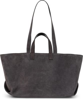 A.P.C. Wildleder-Einkaufstasche - - Bags - Damen - Grau - ONE SIZE