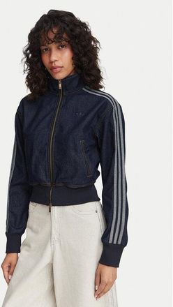 adidas Jeansjacke Firebird KQ6491 Dunkelblau Slim Fit